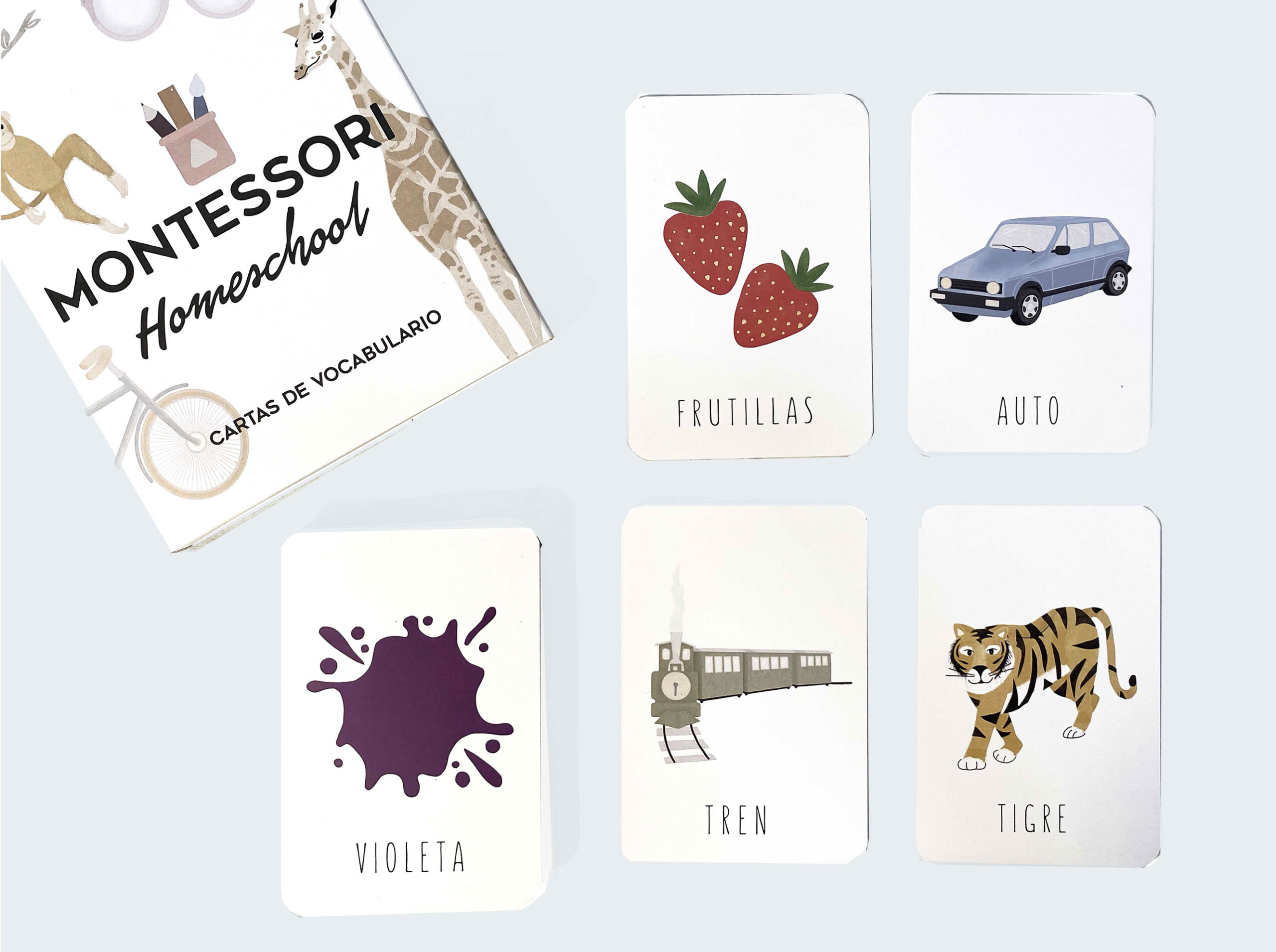 ¿Cómo se utilizan las Cartas de Vocabulario? – Montessori Homeschool